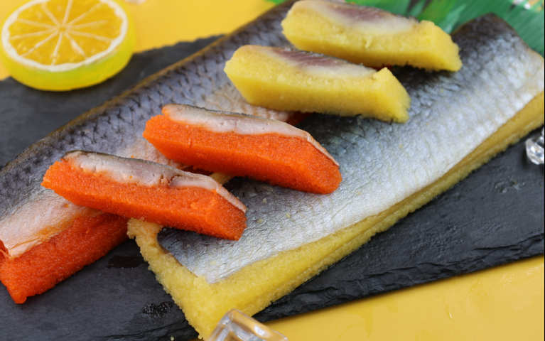 Japanese Capelin Roe with Herring Fillets - Ready-to-Eat